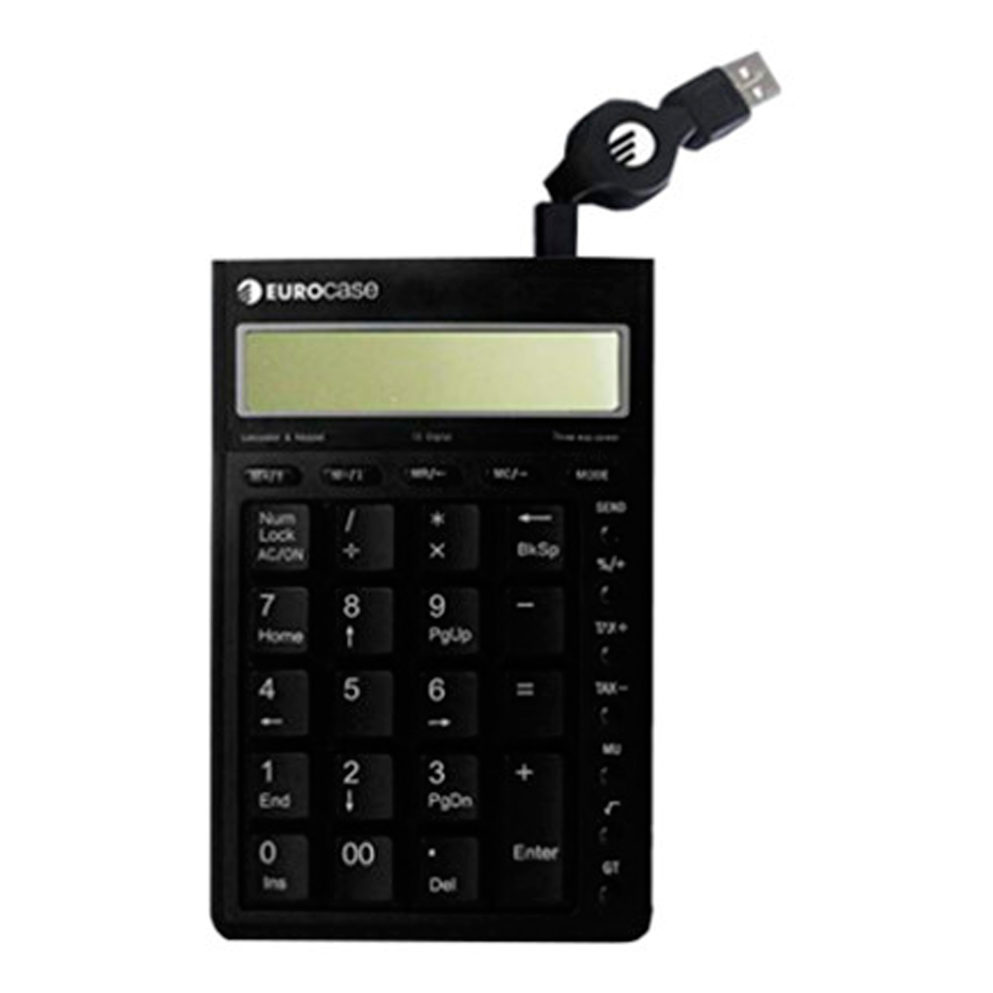 Calculadora Y Teclado Numérico Eurocase Conector Usb - EUKP29