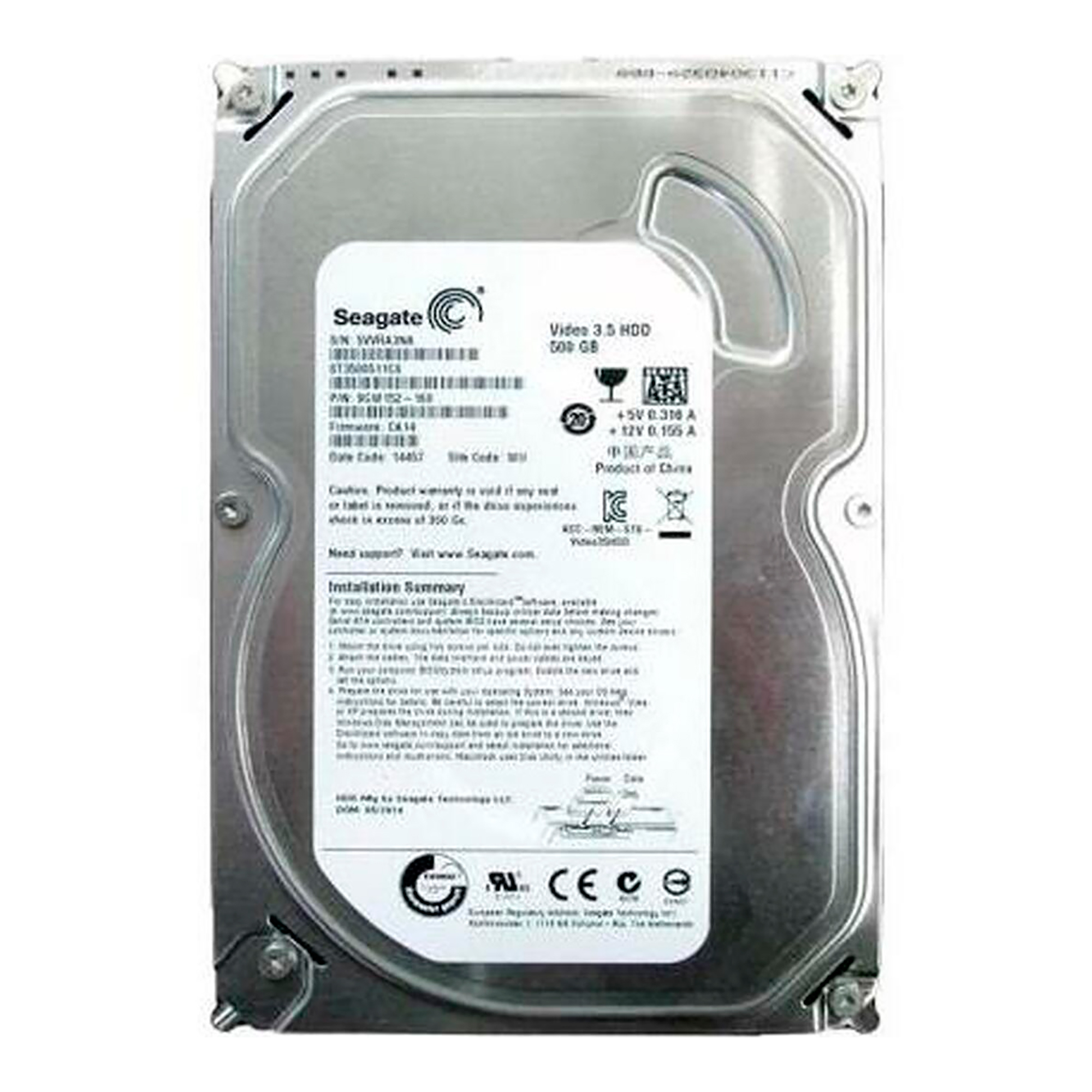 Disco Duro Seagate 500gb 3,5 Sata2 16mb 5900rmp - PcService Disco Duro Seagate 500gb 3,5 Sata2 16mb 5900rmp - PcService