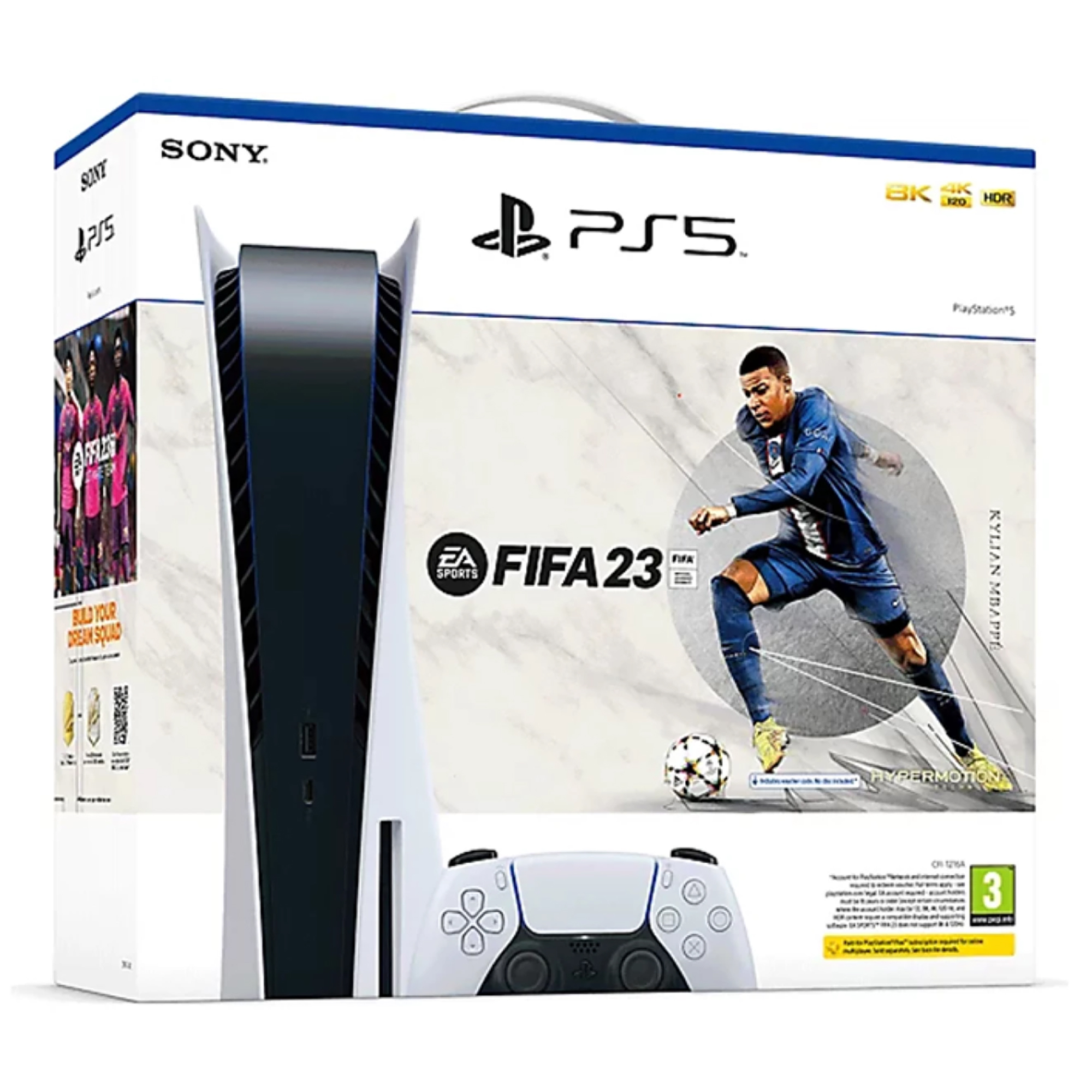 Consola Ps5 Sony 16gb 825gb Blu-ray Dvd Fifa 2023 - CPS5FIFA23