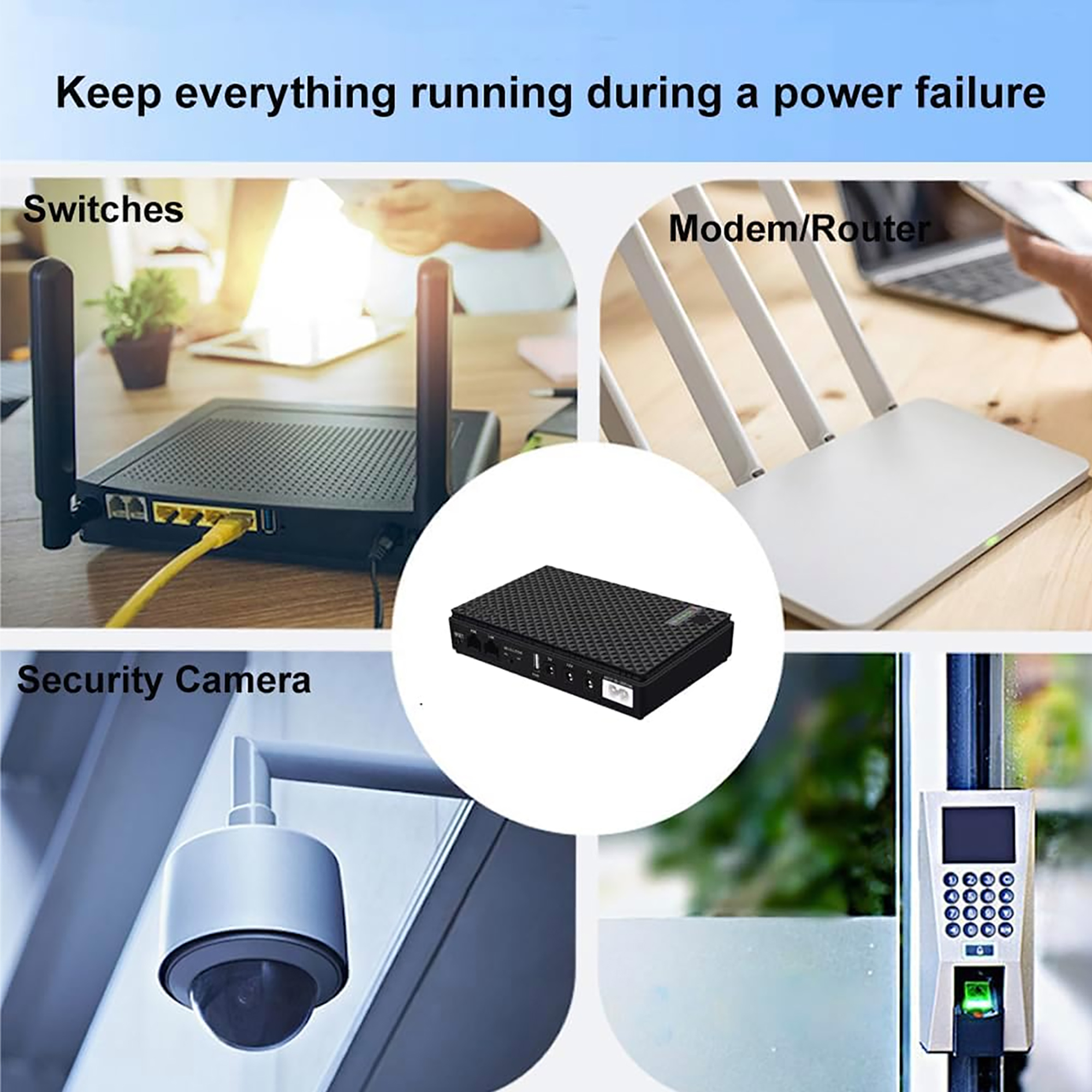 Mini Ups Invercrigil DC1036 POE 10400mAh - DC1036P